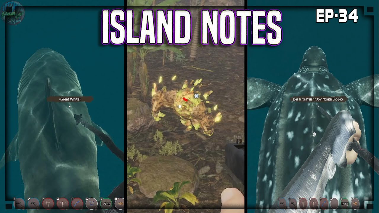 Better Crafting Bench, Nasty Wave Attacks, Sharks & Exp 50! Island ...