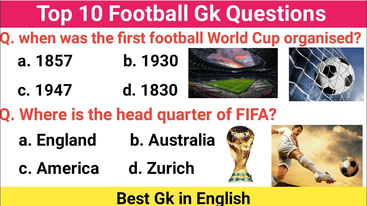 Top 10 football gk questions. Best gk world. English Gk questions and ...