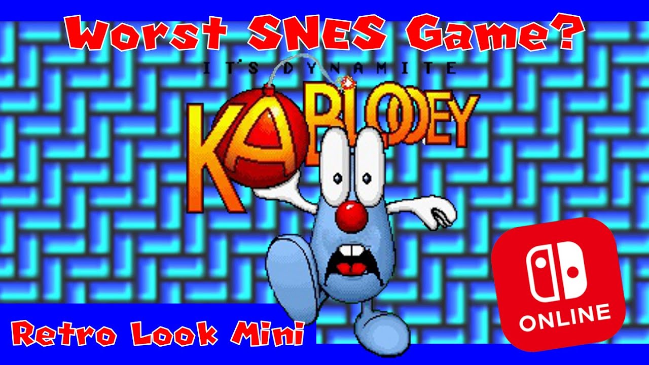 The WORST SNES Game? | Kablooey/Bombuzal (ft. Demeech) | Retro Look ...