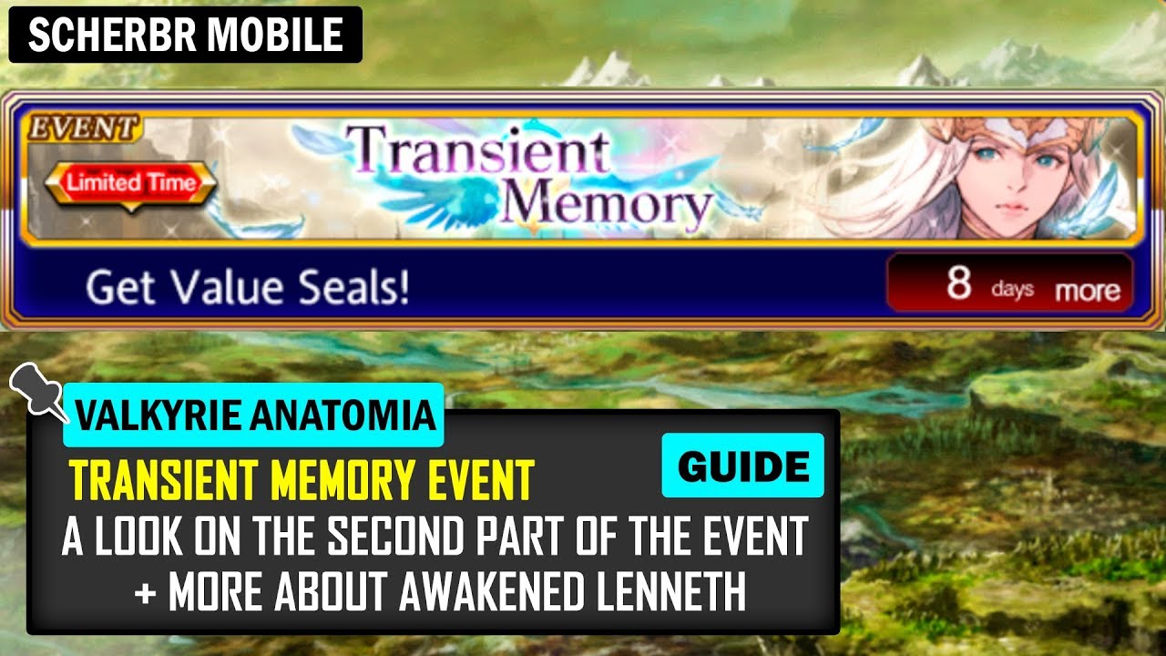Valkyrie Anatomia: Transient Memory Event pt2 +Awakened Lenneth - YouTube