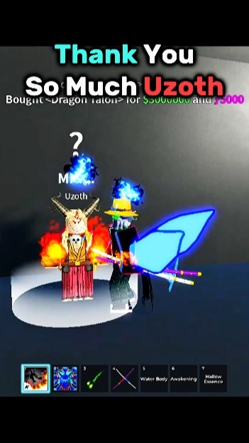 😱 Uzoth Give Me DRAGON TALON #Omuzoid #bloxfruits - YouTube