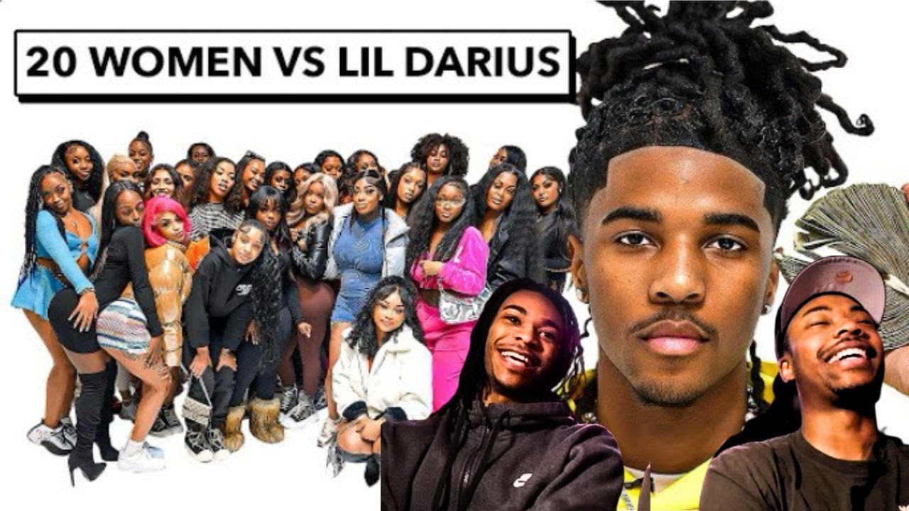 20 WOMEN VS 1 RAPPER: LIL DARIUS | YALVISH REACTION - YouTube