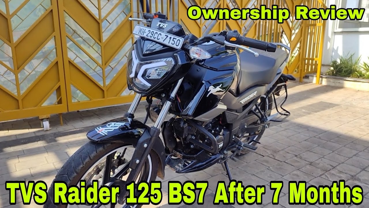 2023 TVS RAIDER 125 BS 7 // AFTER 7 MONTHS OWNERSHIP REVIEW - YouTube