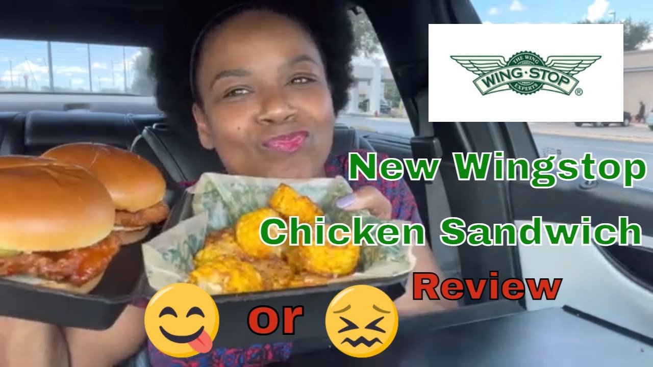 Wingstop Chicken Sandwich Review | Wingstop Mini Mukbang | New Honey ...