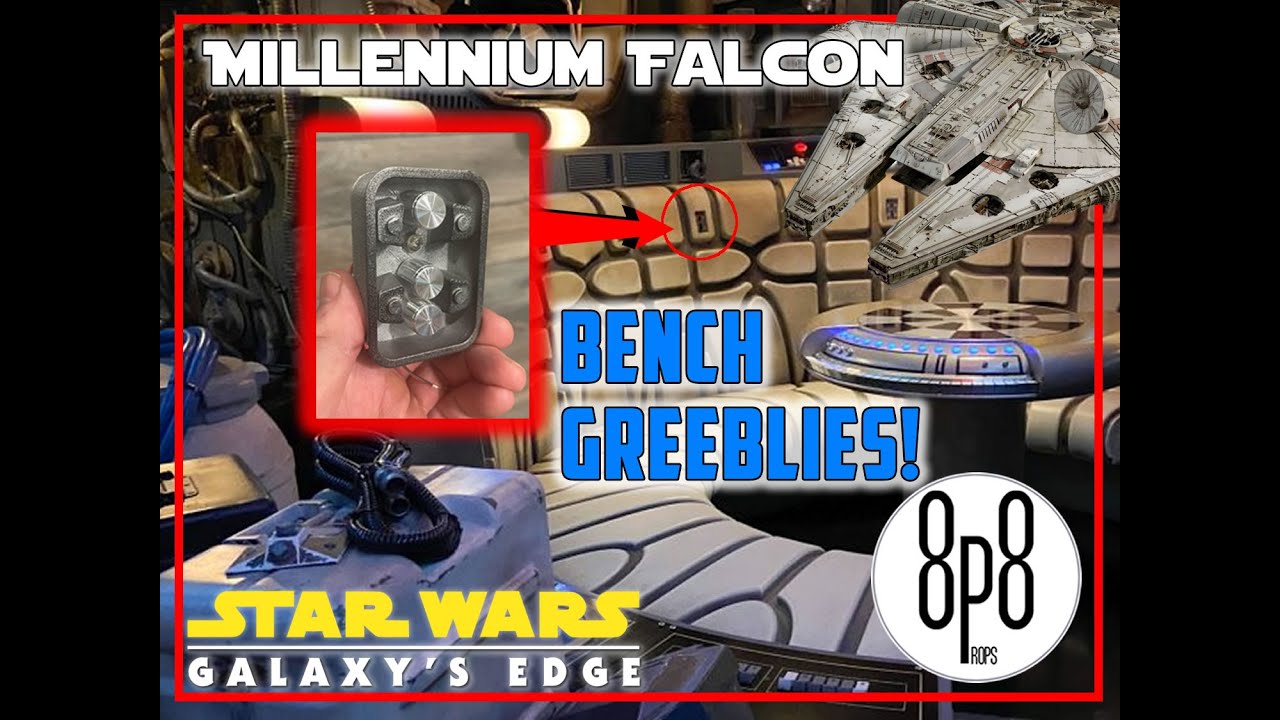 Star Wars Millennium Falcon Bench Greebly! #starwars #disney #bench # ...