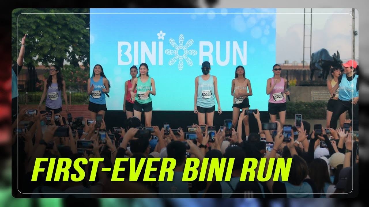 BINI thanks Blooms for support in 'BINI Run' - YouTube