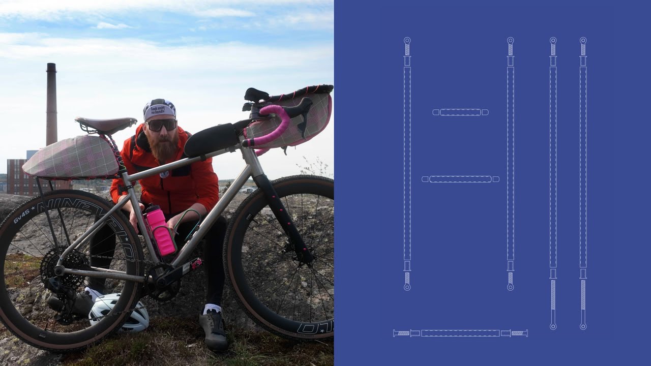 DIY Carbon pannier rack explained in detail - YouTube