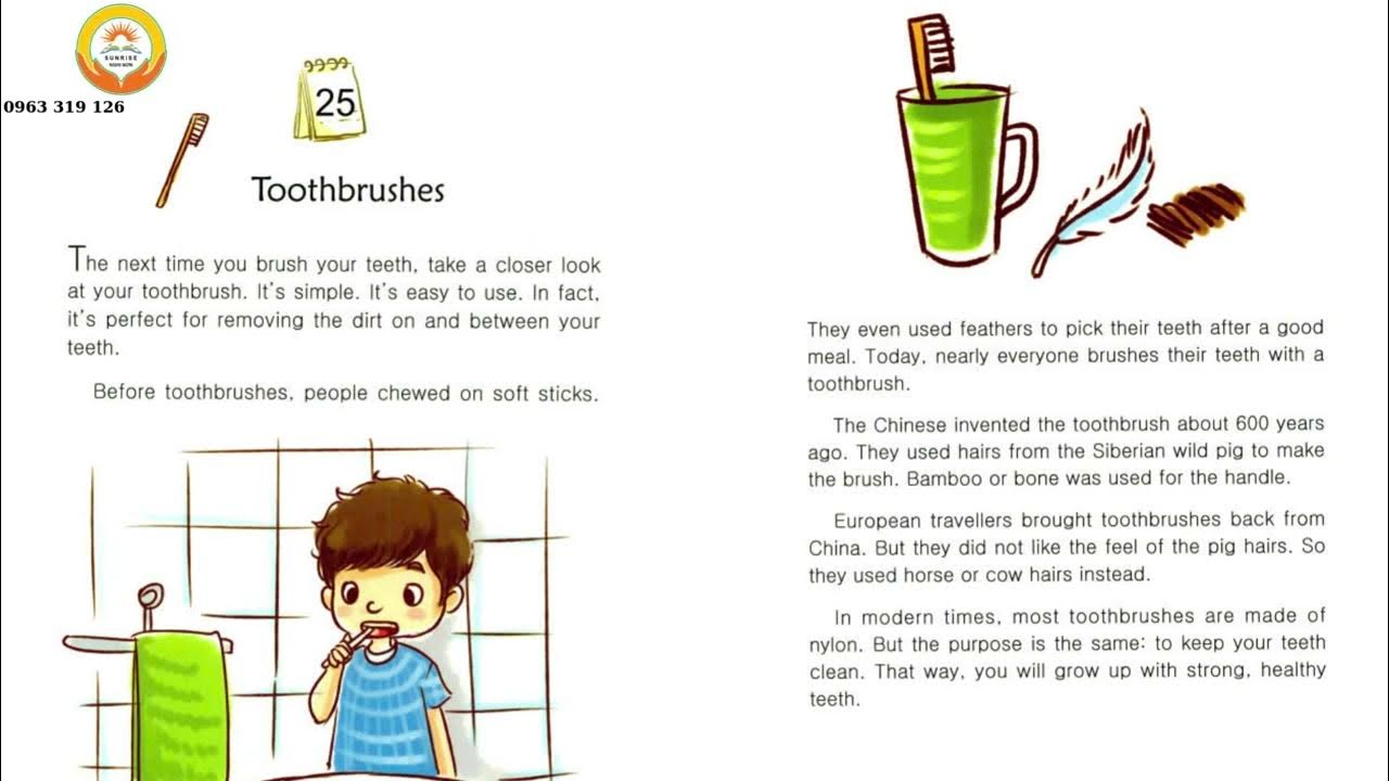 LEVEl 2 ONE STORY A DAY - BOOK 7 FOR JULY - Story 25 : Toothbrushes ...