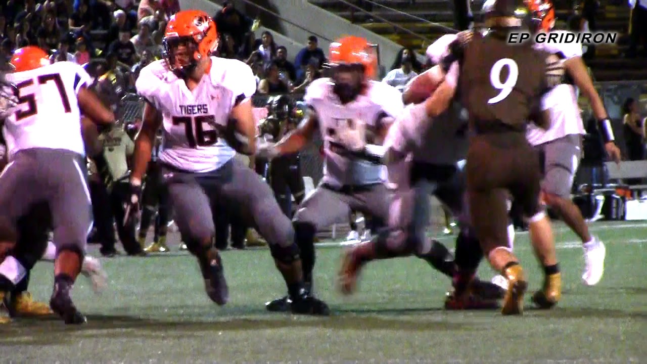 EP GRIDIRON 2017 - Austin Panthers vs. El Paso Tigers - YouTube