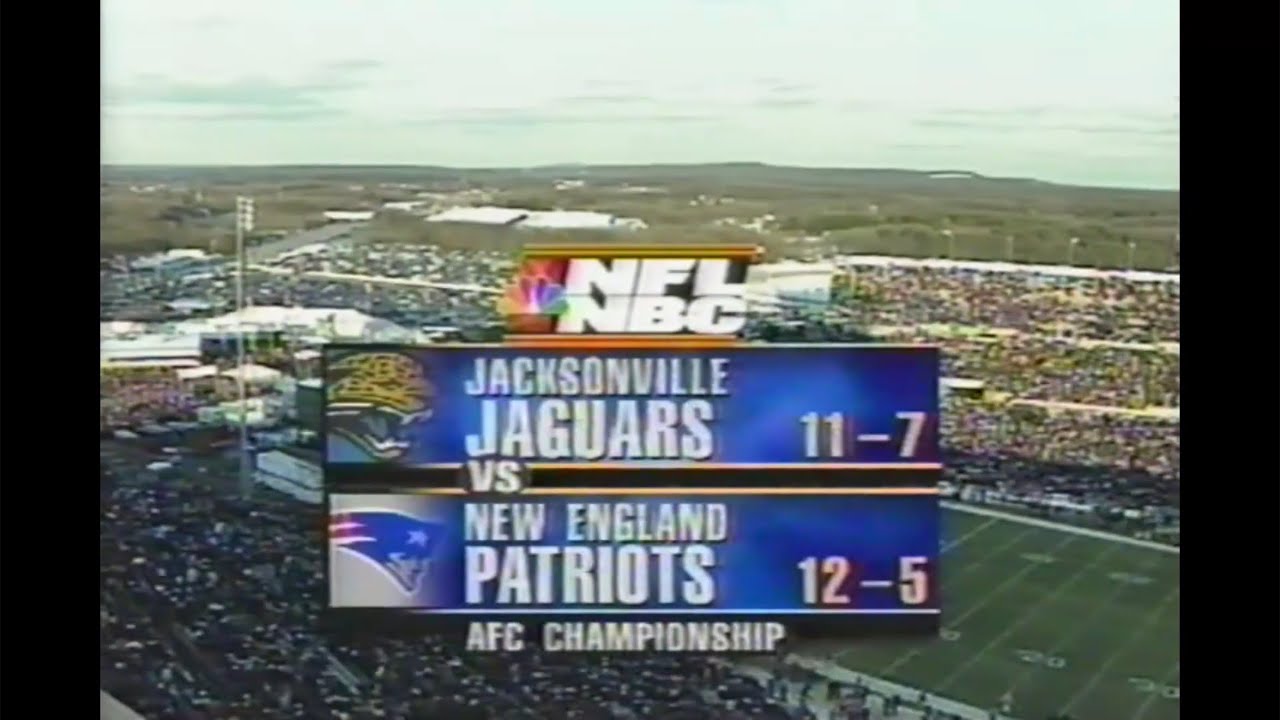 1996 AFC Championship Jaguars at Patriots #NFL - YouTube