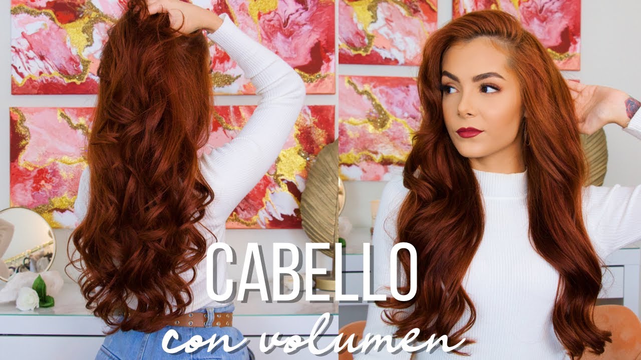 Como conseguir volumen en el cabello lacio | Ondas voluminosas ...