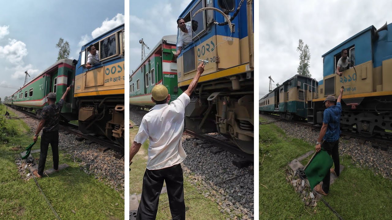 Back to back high speedy token exchange of Different Train | Train's of ...