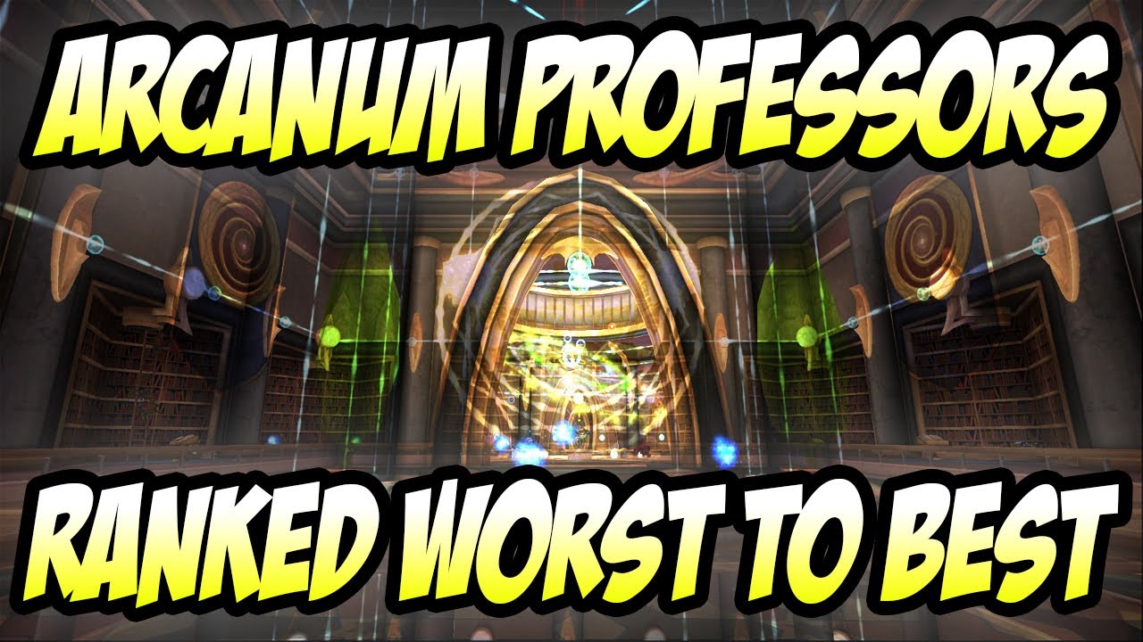 Wizard101: Arcanum Professors Ranked Worst To Best - YouTube