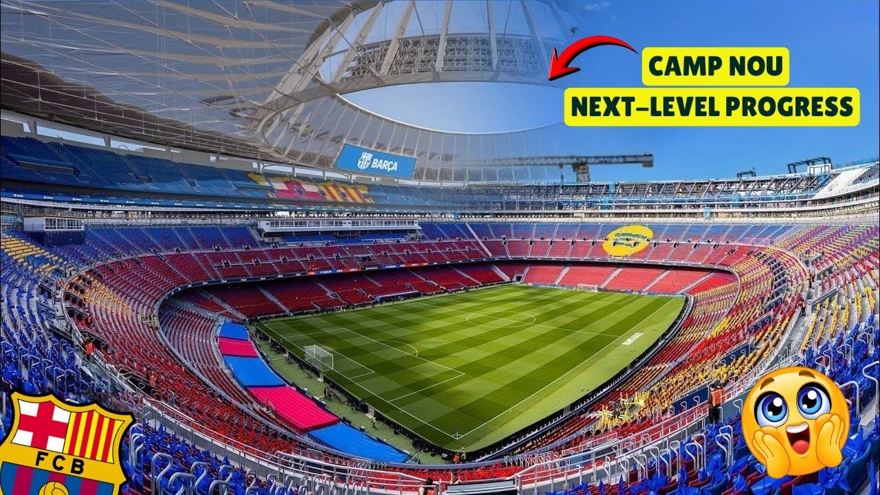 Camp Nou Construction Update | Structural Progress, Façade & Stadium ...