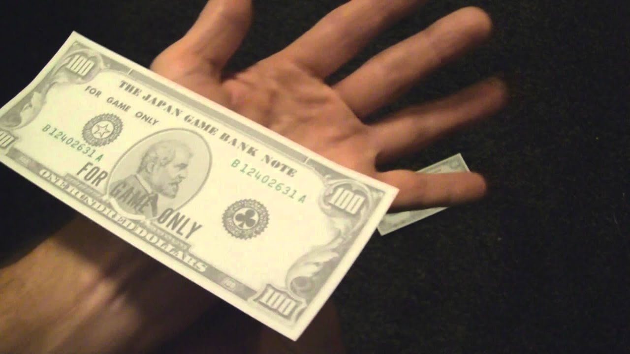 Floating Money Trick - YouTube