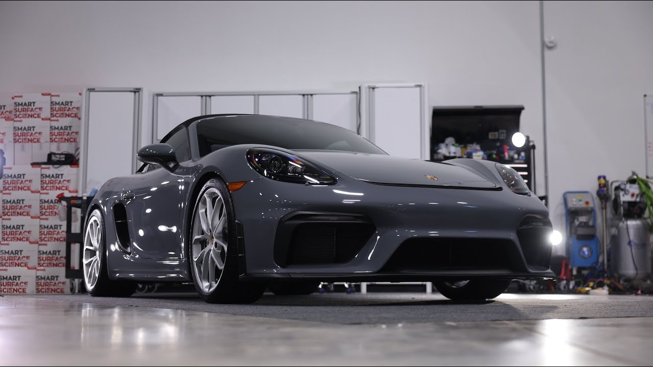 Porsche 718 Spyder | Multistep Paint Correction | XPEL Tint | Ten Flat ...