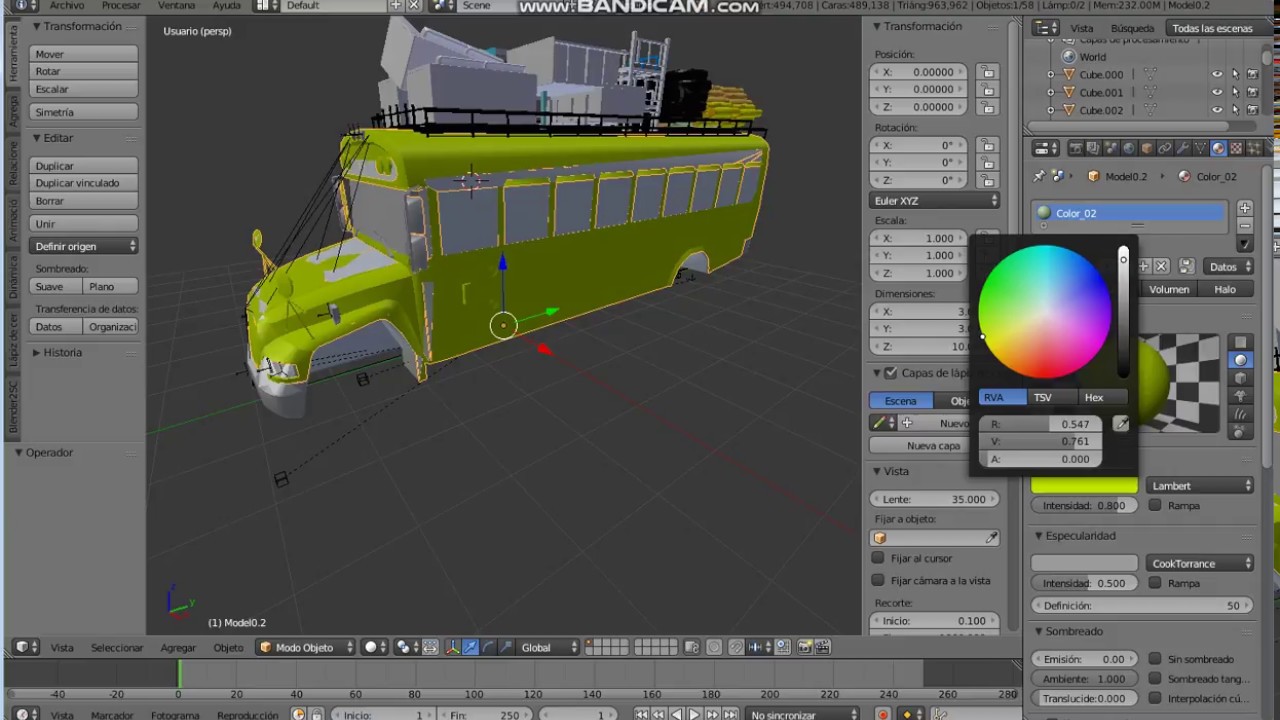 ETS Y ATS 2 BLENDER EDITANDO SCHOOL BUS - YouTube