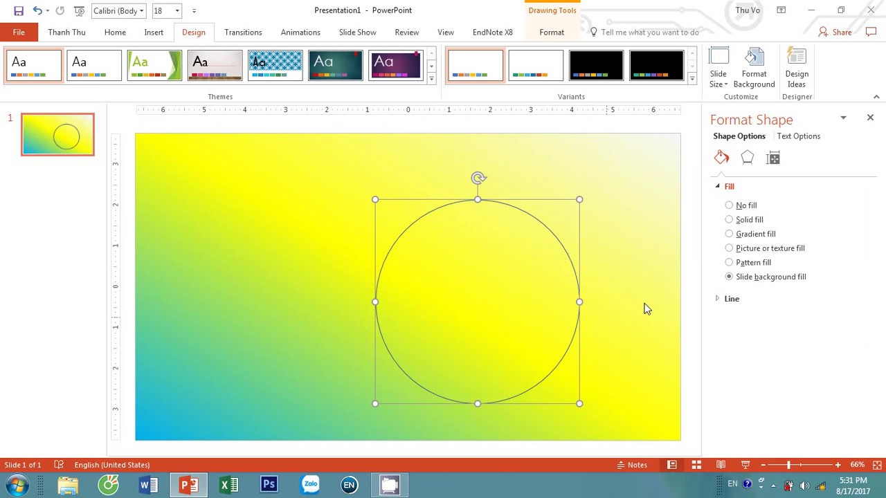 Chi tiết về chức năng Format Shape trong PowerPoint - YouTube