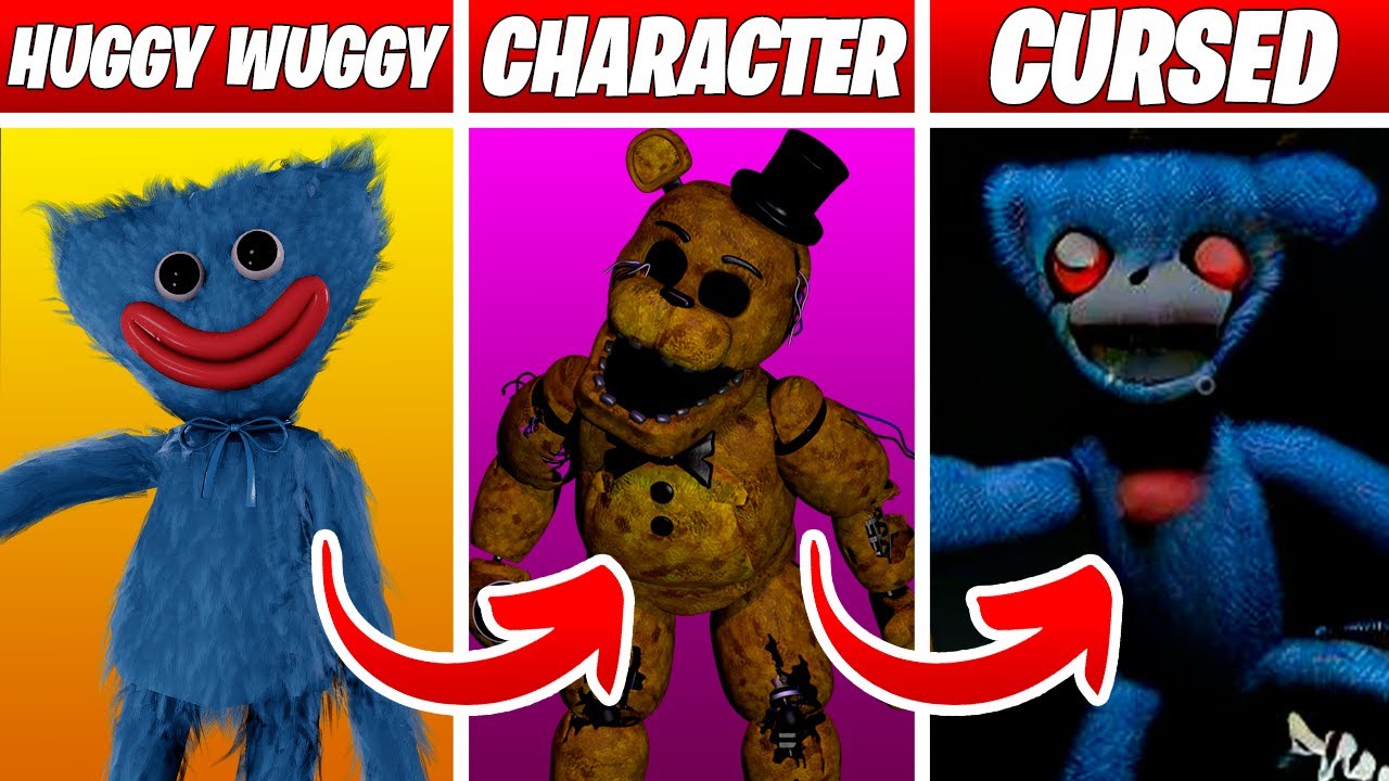 Huggy Wuggy + Different Characters = Cursed Image | Poppy Playtime ...