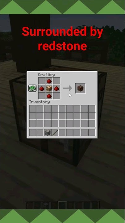 How to craft a REDSTONE LAMP in MINECRAFT? #minecraft #redstone #shorts ...