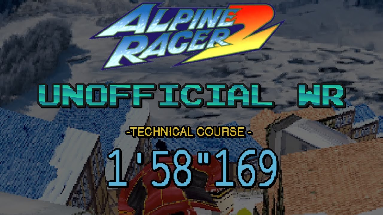 [Unofficial WR | MAME] Alpine Racer 2 - Technical Course - 1'58"169 ...