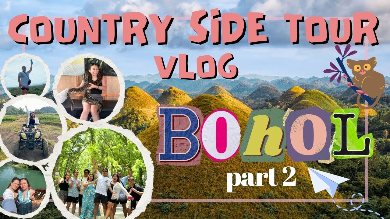 BOHOL VLOG - PART 2 (Dam River and Country Side Tour) || Nikka Dela ...