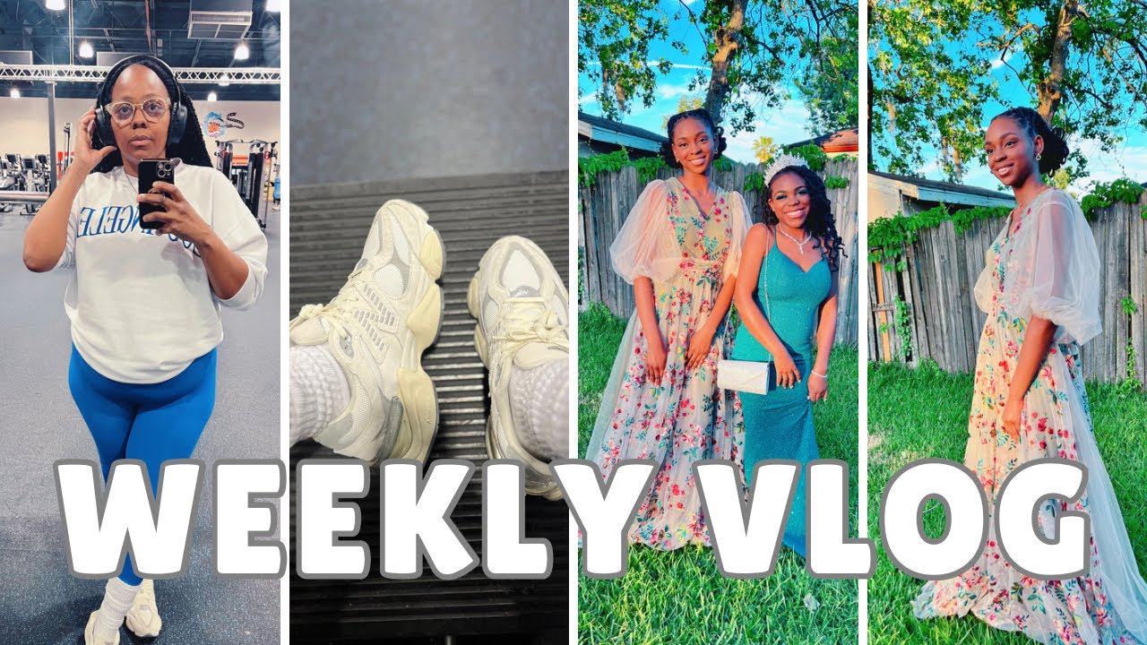 Gym days| Getting ready for prom| She made her prom dress - YouTube