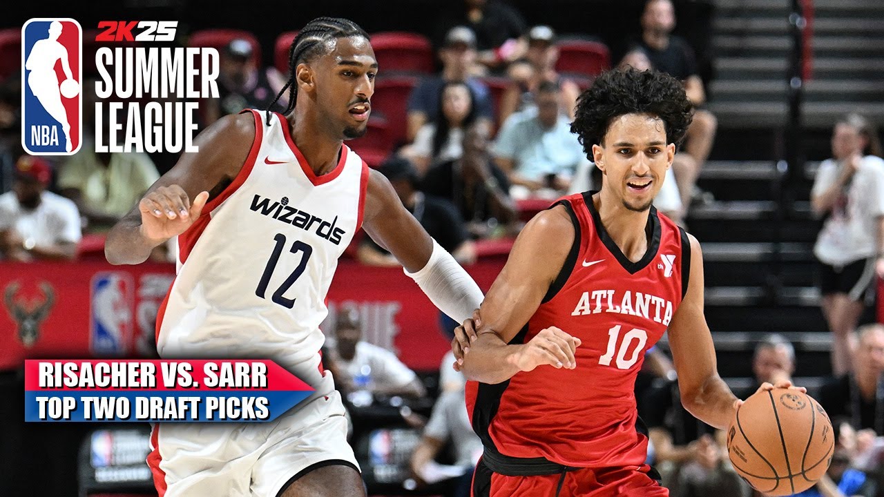 No. 1 pick Zaccharie Risacher & No. 2 pick Alex Sarr FACE OFF in their ...