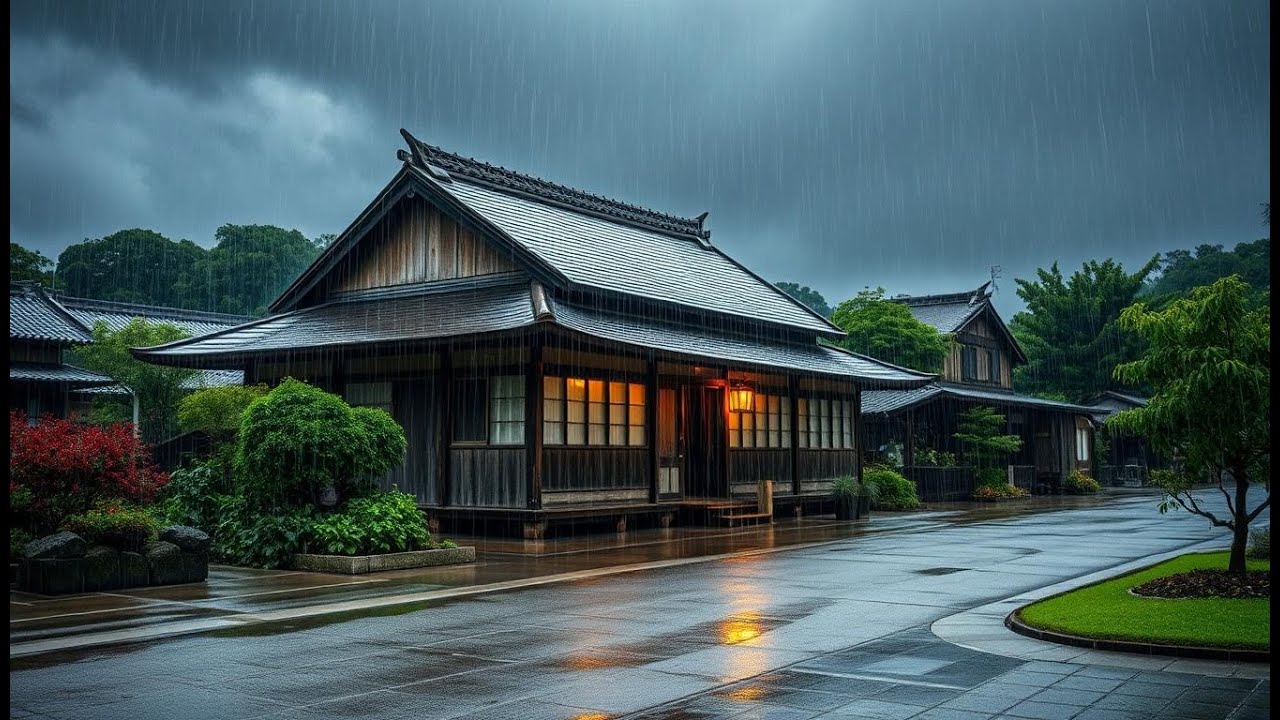 🔴SOFT RAIN Sound for Sleeping and Relaxation, Meditation - Rain Tube ...