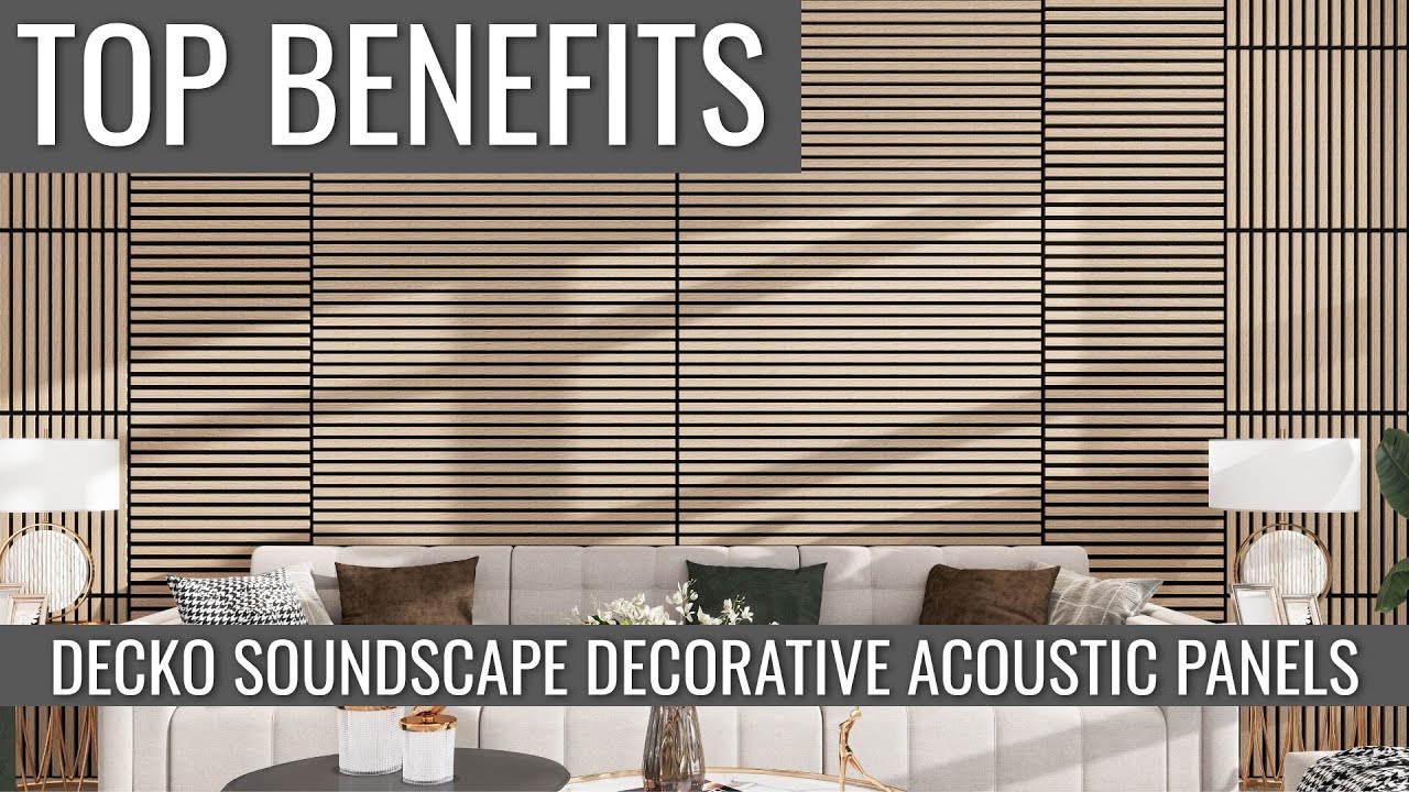 Top Benefits of DECKO SoundScape Acoustic Wall Panels - YouTube