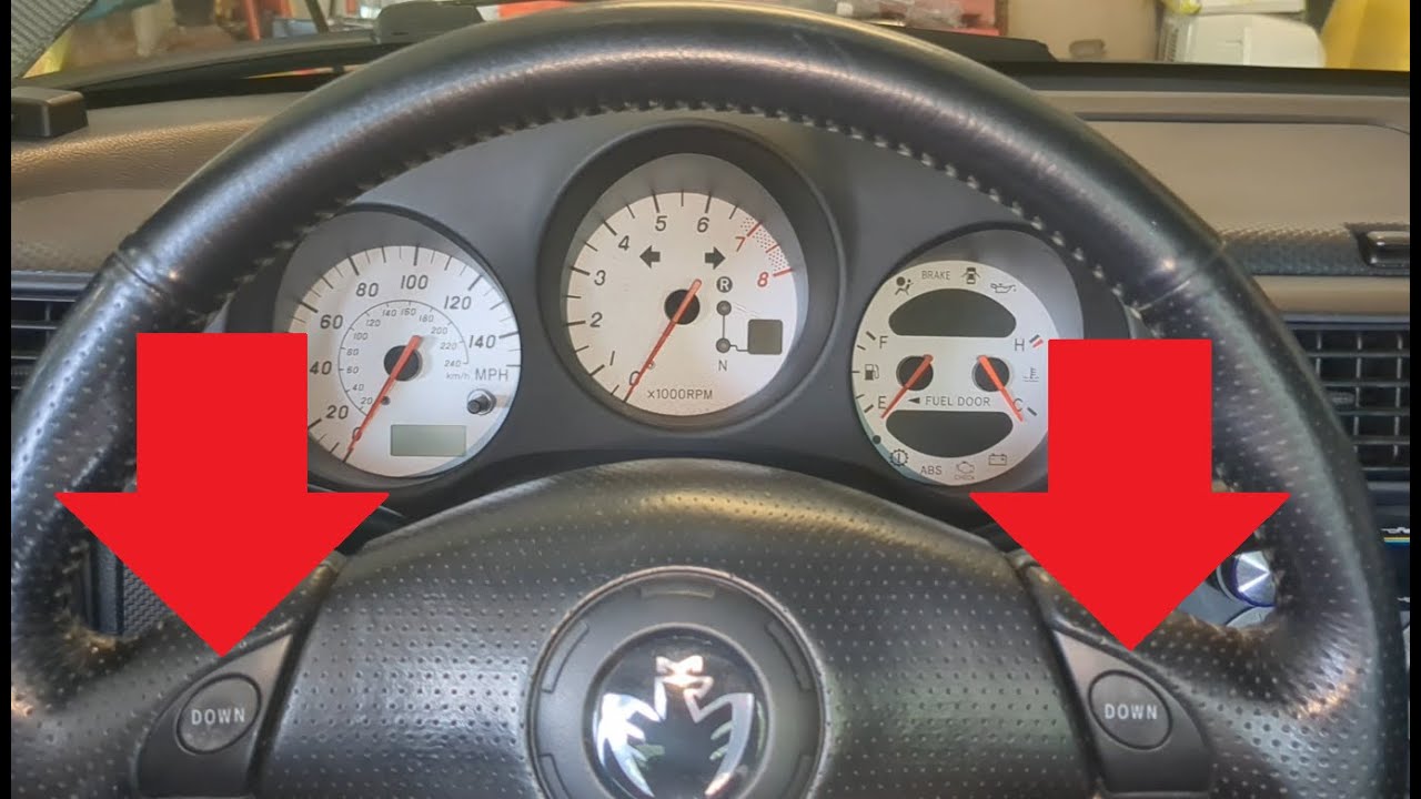 MR2 Spyder Turbo - Steering Wheel BOOST And Suspension Control - YouTube