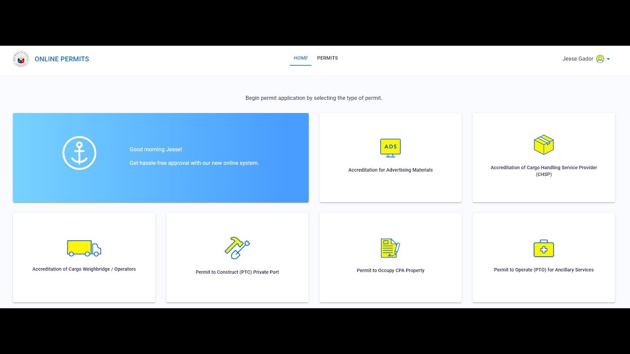 Online Permits Application Demo - YouTube