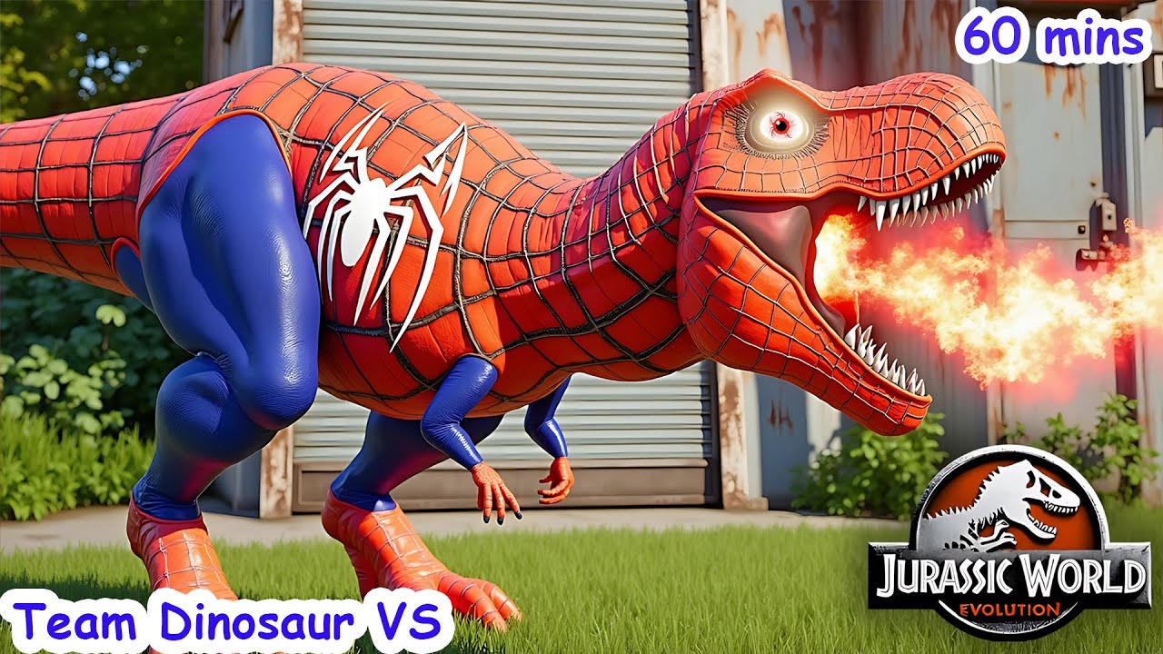 Batman T-Rex Breaks All Barriers in Jurassic World 🦇🦖💥 - YouTube