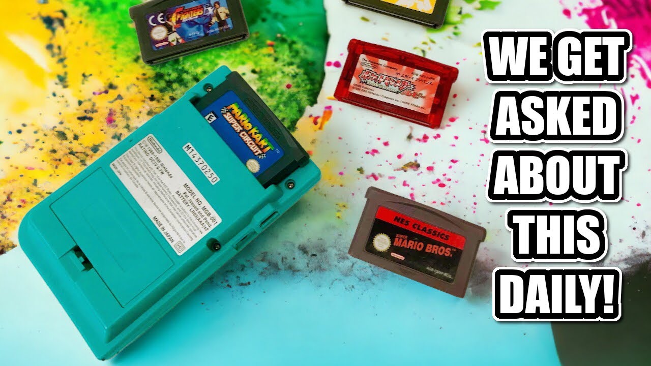 What Happens If You Put A GBA Game In A Original Gameboy Pocket Console ...