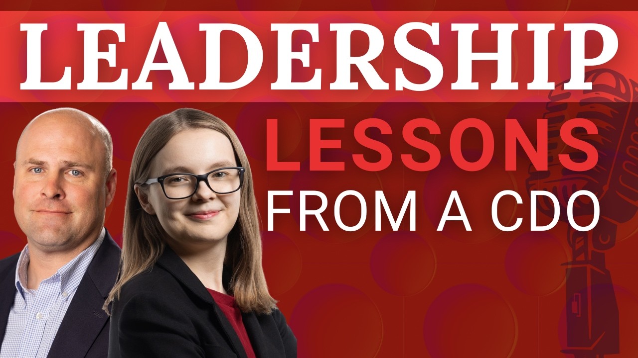 Haley Schools shares lessons she learned from serving in multiple CDO positions - YouTube