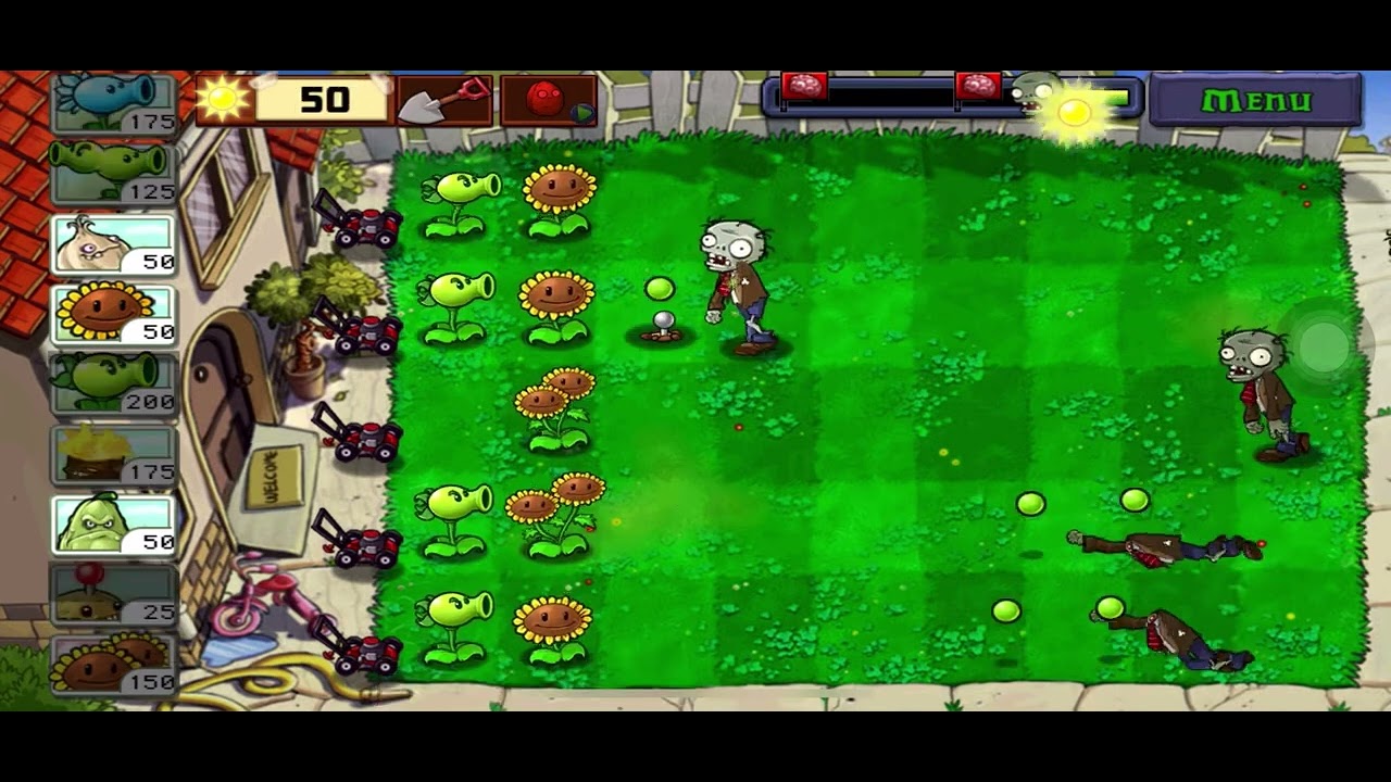 Plants vs Zombies short play - YouTube