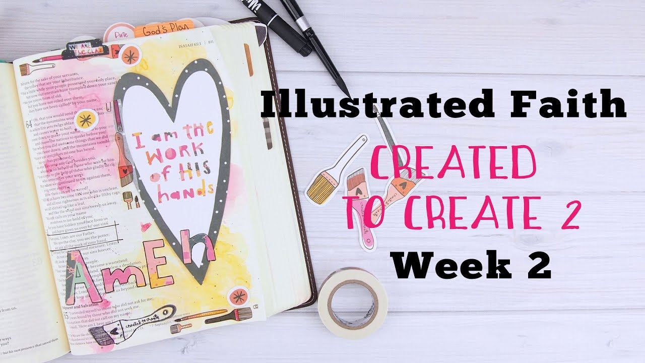 Illustrated Faith "Created To Create 2" Devotional Kit Week 2 - YouTube