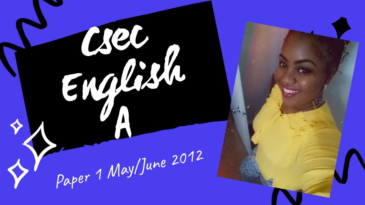 CSEC ENGLISH A PAPER 1 2012|COMPREHENSION| LEISURE W.H. DAVIES - YouTube
