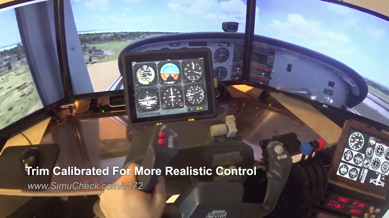 Build a simulator with older tech to save money - Cessna 172 Flight Simulator - YouTube