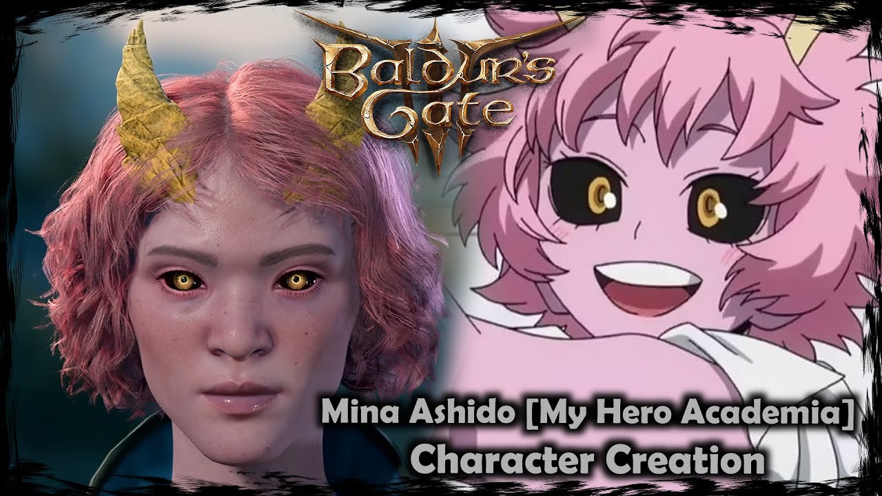 BALDUR'S GATE 3 || Mina Ashido [My Hero Academia] - Female Character ...