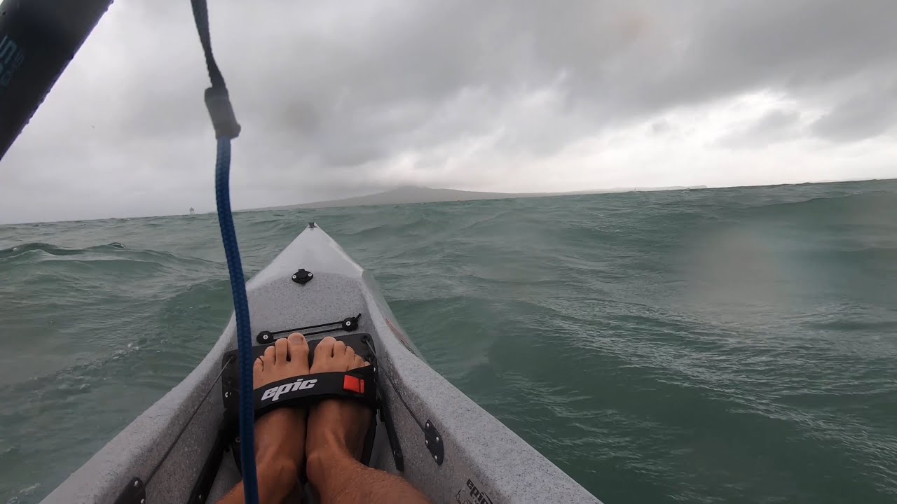 Kayaking in rough waters! - YouTube