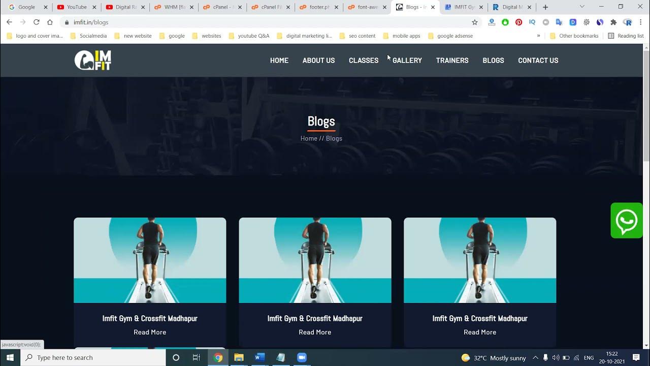 How to Add WhatsApp Live Chat code to HTML And PHP website - Digital Rakesh - YouTube