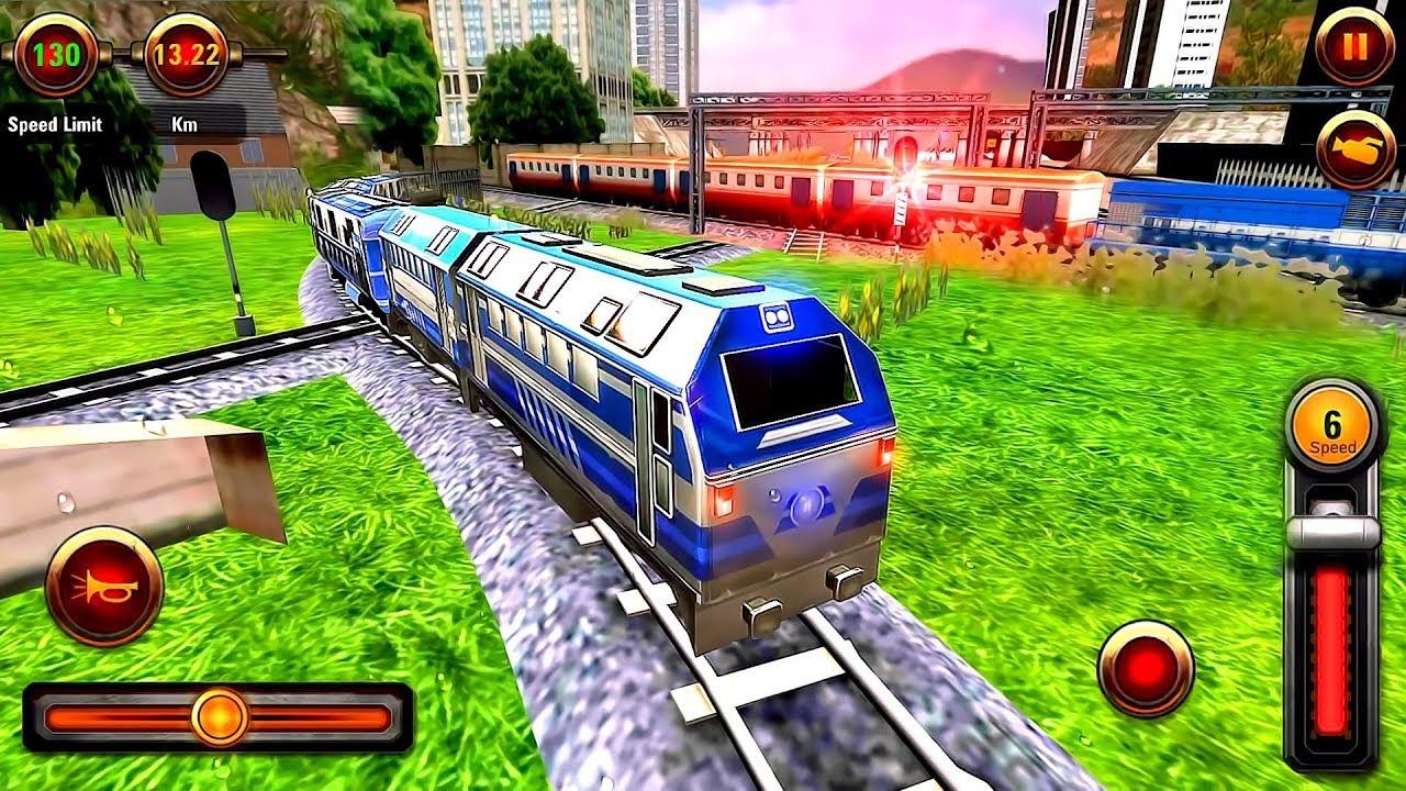 Euro Train Driving Simulator : Android Gameplay HD - YouTube