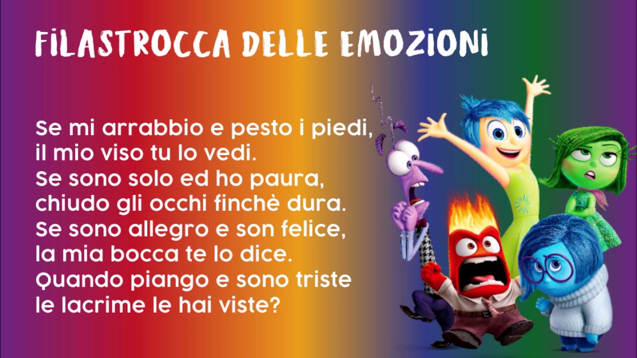 Filastrocca delle Emozioni - YouTube