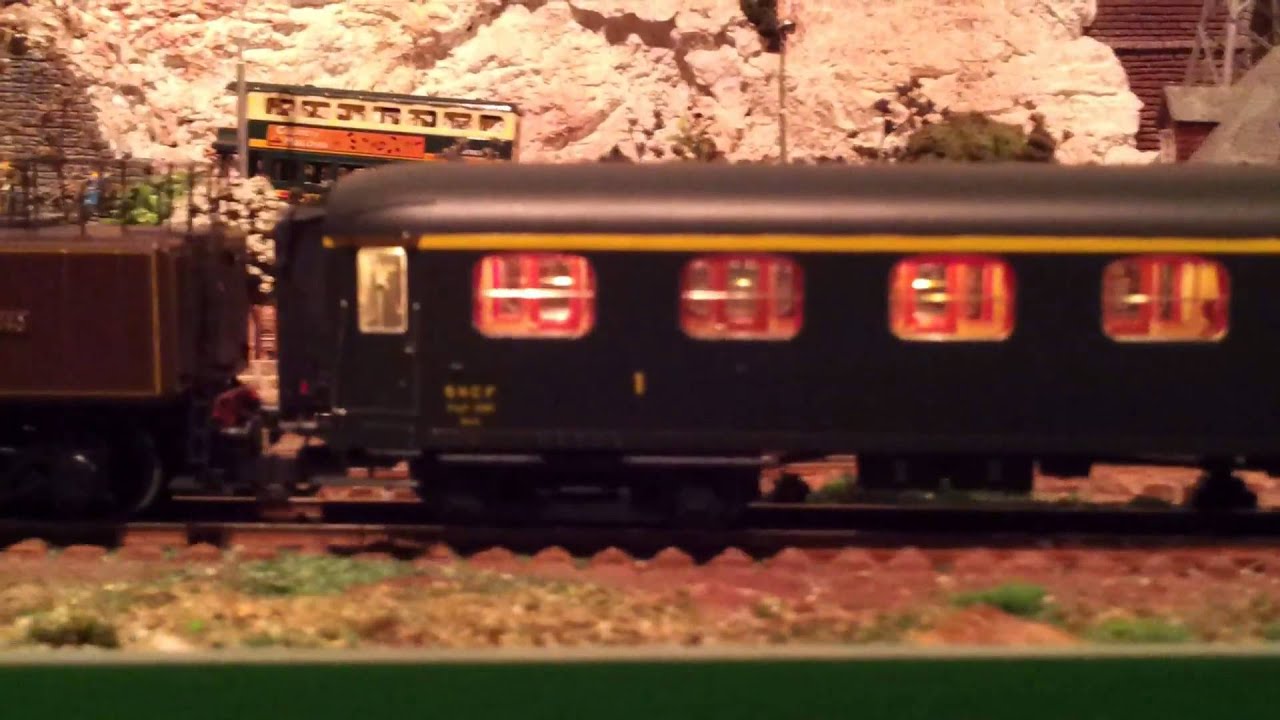Nord 231 sound Roco + vagones Nord LSModels con luz - YouTube