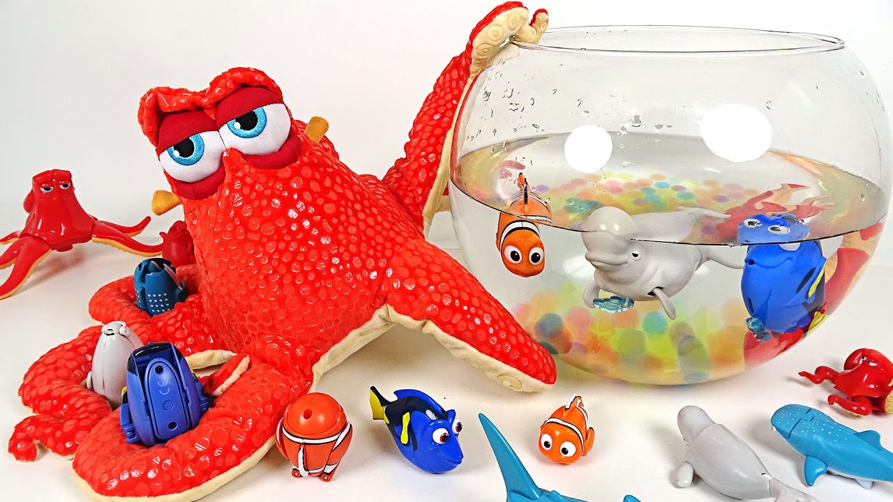 Disney Pixar Finding Dory - Giant Hank and Transforming eggs Dory, Nemo ...