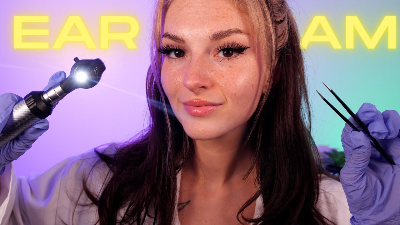 ASMR Doctor Ear Exam & Ear Cleaning | Medical ASMR - YouTube