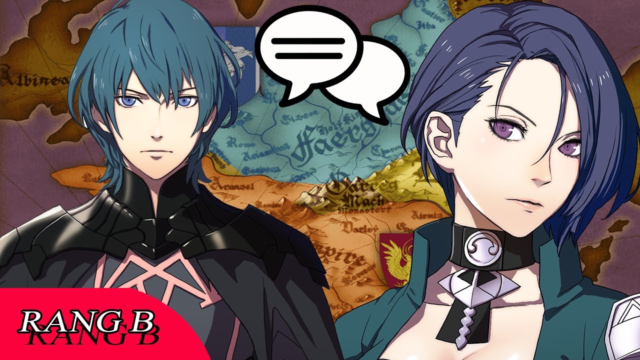 Fire Emblem Three Houses : Byleth et Shamir Rang B [Dialogue de Soutien ...