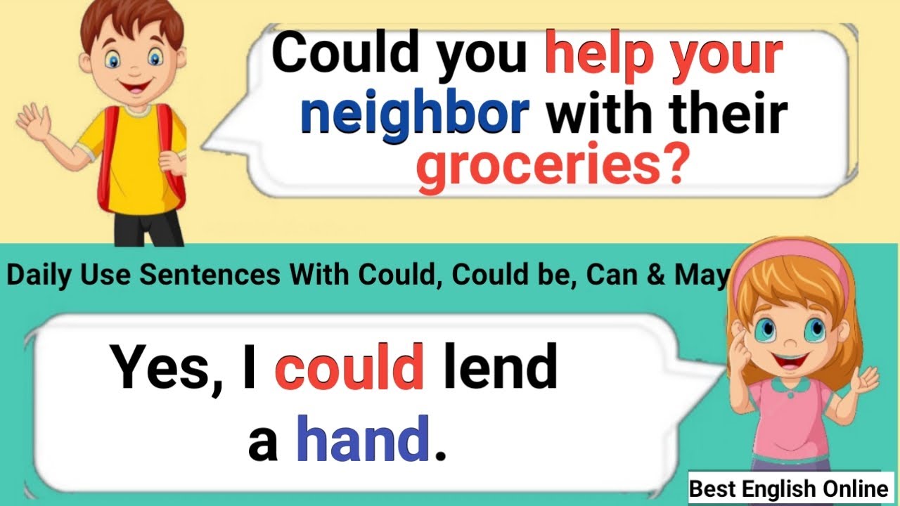 English Conversation Practice | 🔥Model Verb - Could # ...