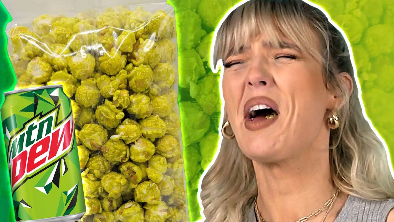 Irish People Try New Weird Popcorn Flavours - YouTube